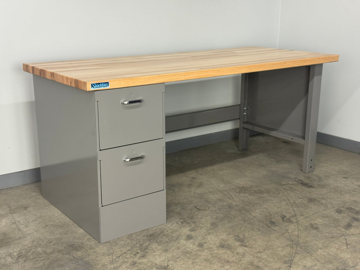 23" Long Drawer Pedestal Workbench – stackbinusa