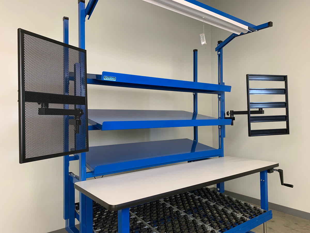 Ergonomic Lean Manufacturing Workstation – stackbinusa