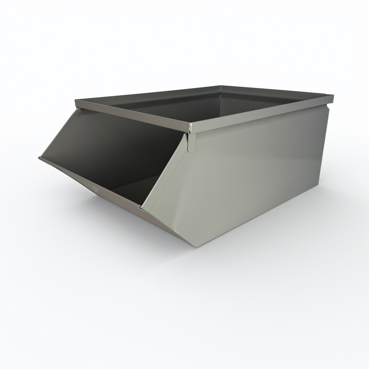 6 Stackbin® Heavy Duty Steel Hopper Bin - 18" x 30" x 12"